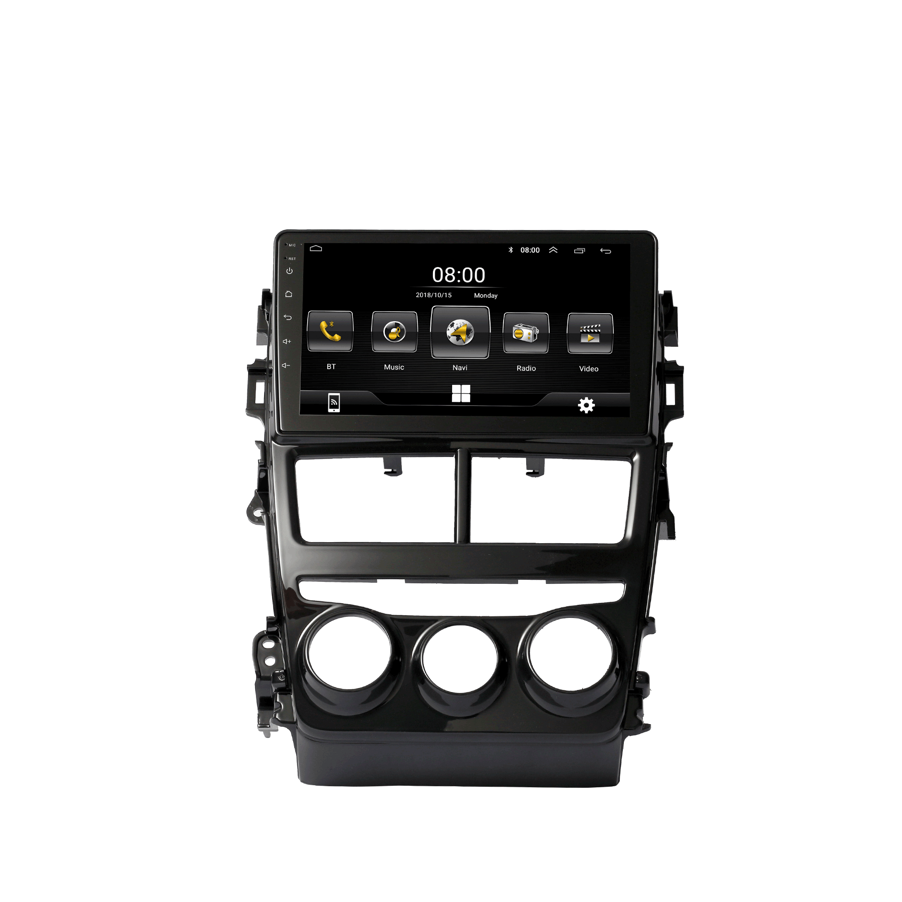 Toyota Yaris Android Panel HD Player IPS Display Multimedia System