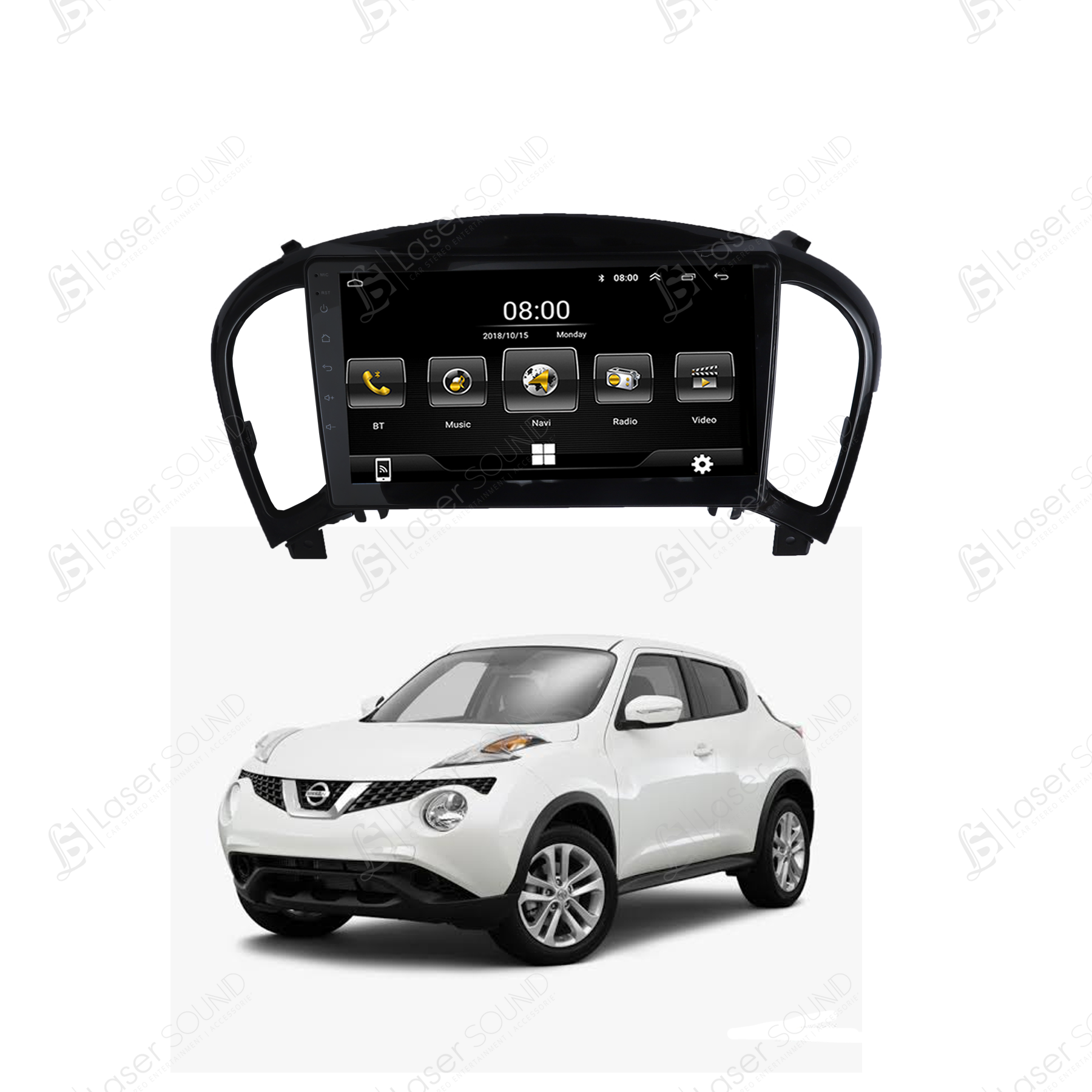 Nissan Juke Android 9" LCD IPS Multimedia Display